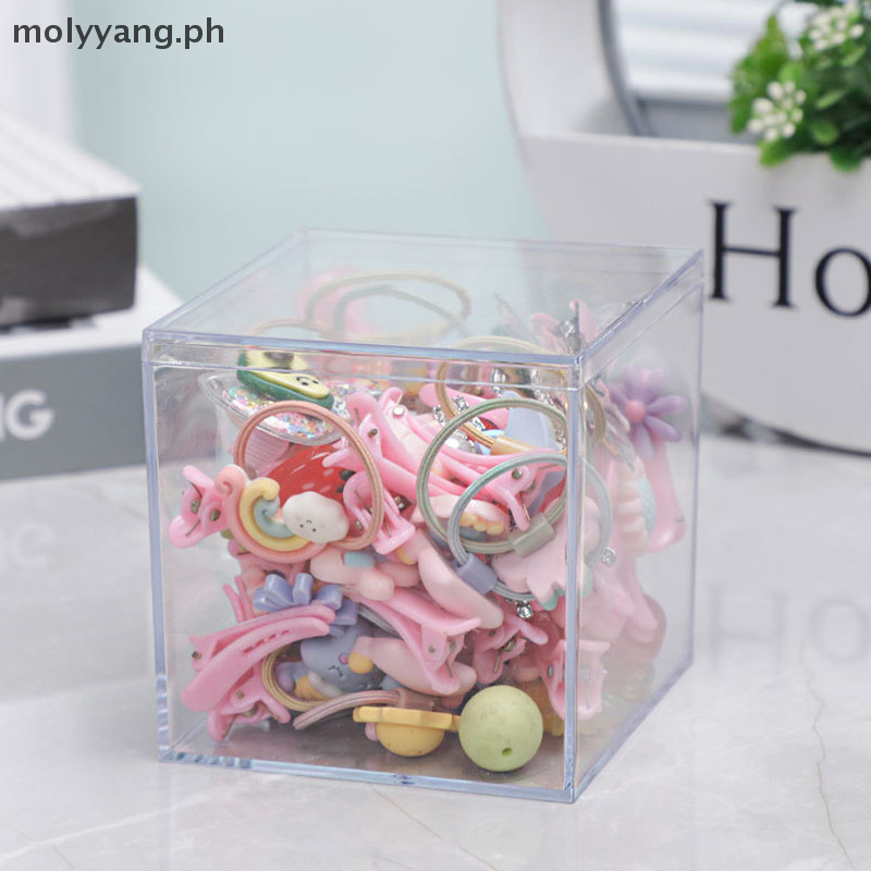 LYN Box Jewelry Boxes Acrylic Cube Wedding Gift Square Container ...