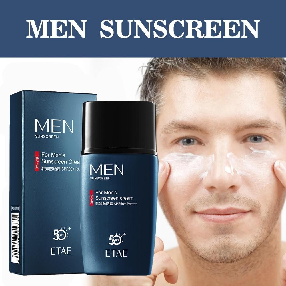 Men's Sunscreen Refreshing Moisturizing Non Greasy SPF50 K3T0 | Shopee ...