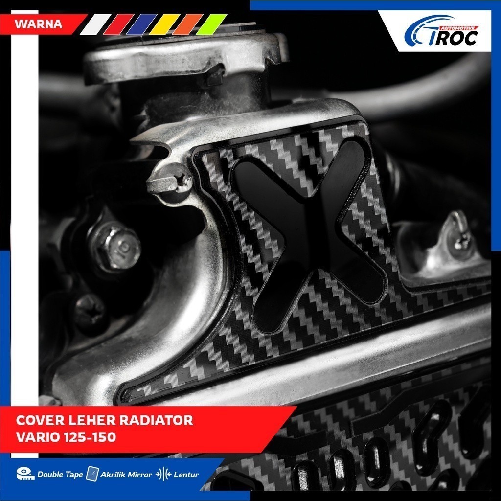 Garnish COVER Neck RADIATOR VARIO PCX ADV 125-150 CARBON RADIATOR Plate ...