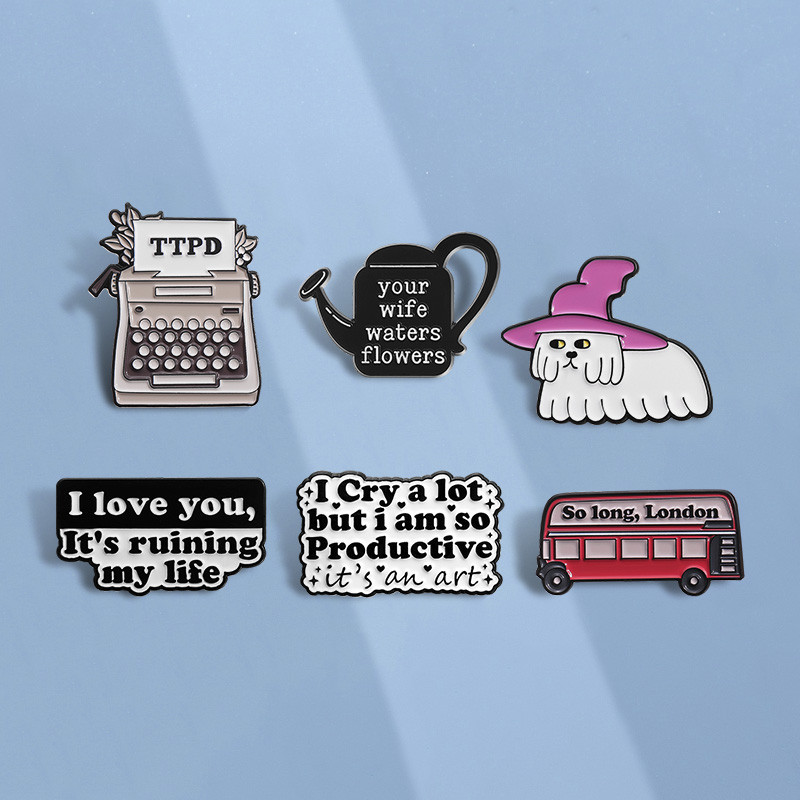 Taylor Swift Pins Famous Singer Swiftie Brooch Music Lyrics Album Pin ...