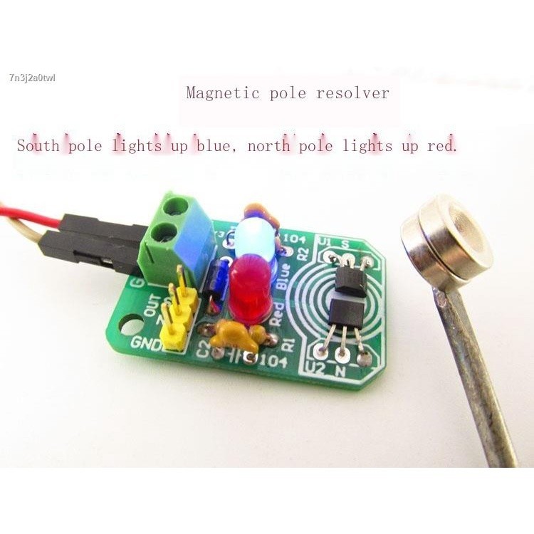 Hall Magnetic Induction Sensor Magnetic Detection Magnetic Pole ...
