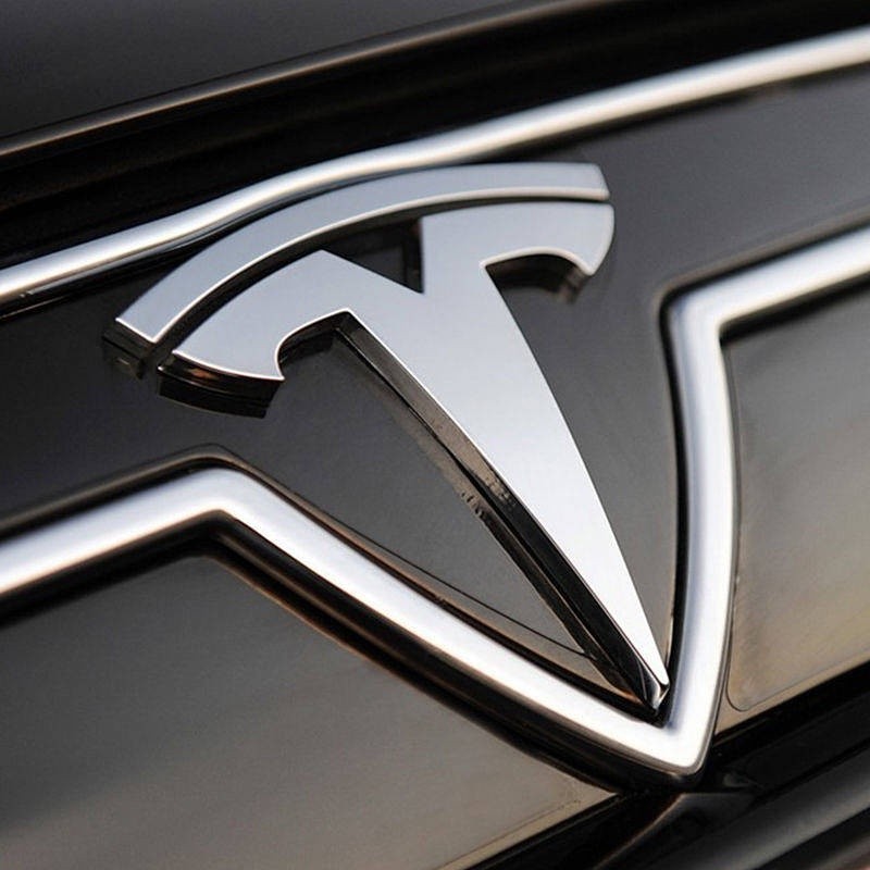 Tesla Tesla Metal Electric Car Battery Bumper Stickers Modification ...