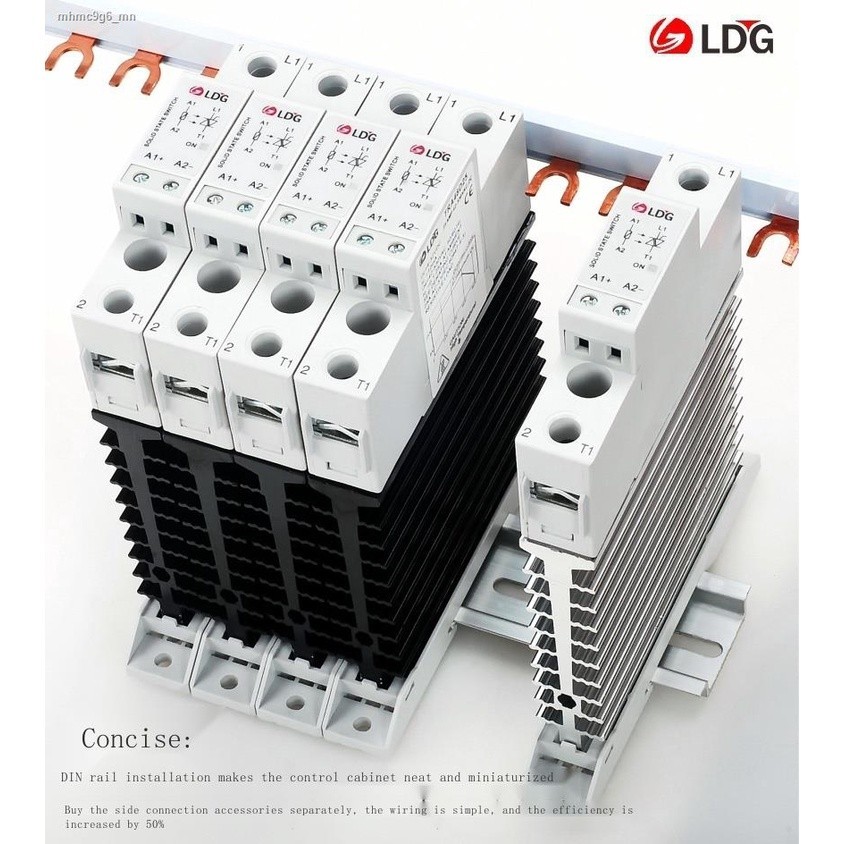 Solid state relay module DC control AC 10A 25A 40A 60A 80A dc-ac SSR ...