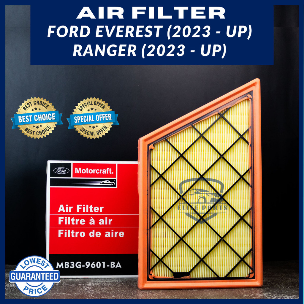 AIR FILTER for FORD EVEREST / RANGER (2023-UP) (MB3G-9601-BA) | Shopee ...
