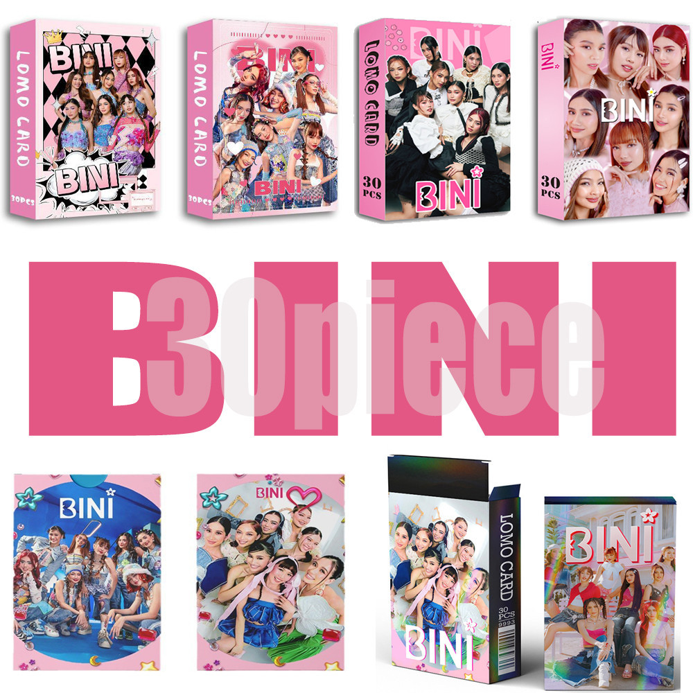 30pcs BINI Photocards biniverse Lomo Cards Mikha Sheena | Shopee ...
