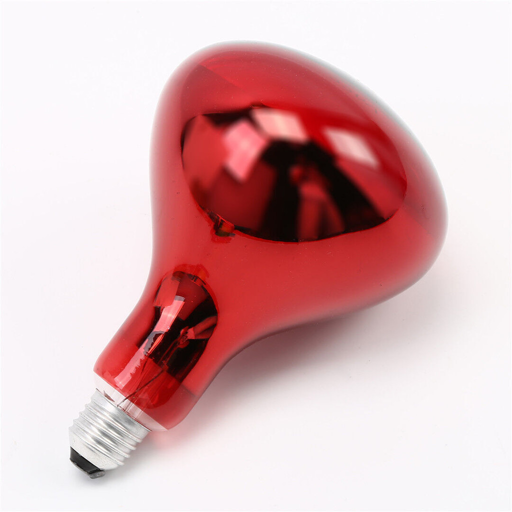 E27 275W 220V Infrared Light Bulb Red Light Device Red Heat Lamp Light ...
