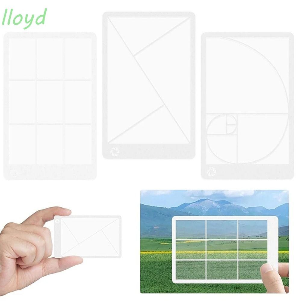 LLOYD1 Viewfinder Ruler, Transparent Composition Golden Ratio Ruler ...