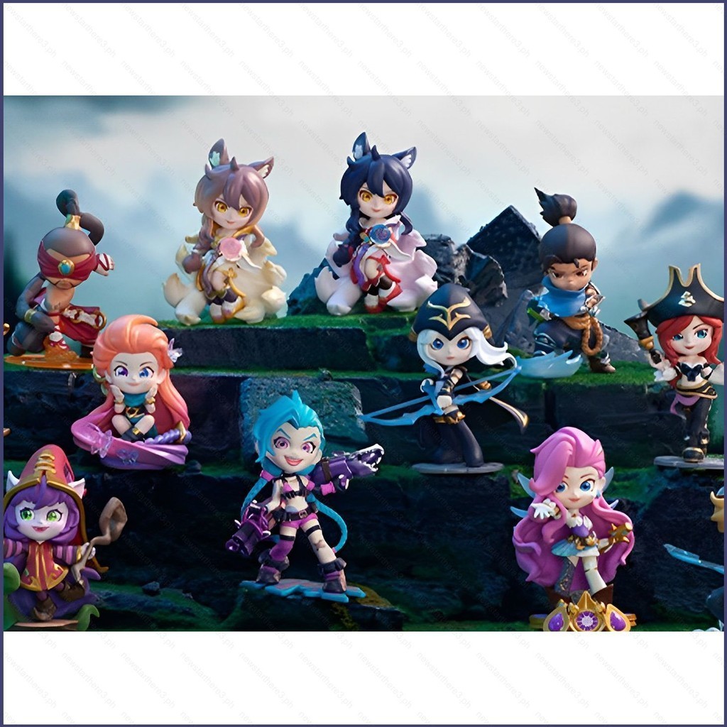 YE League of Legends POPMART Blind box Action Figure Yasuo Seraphine ...