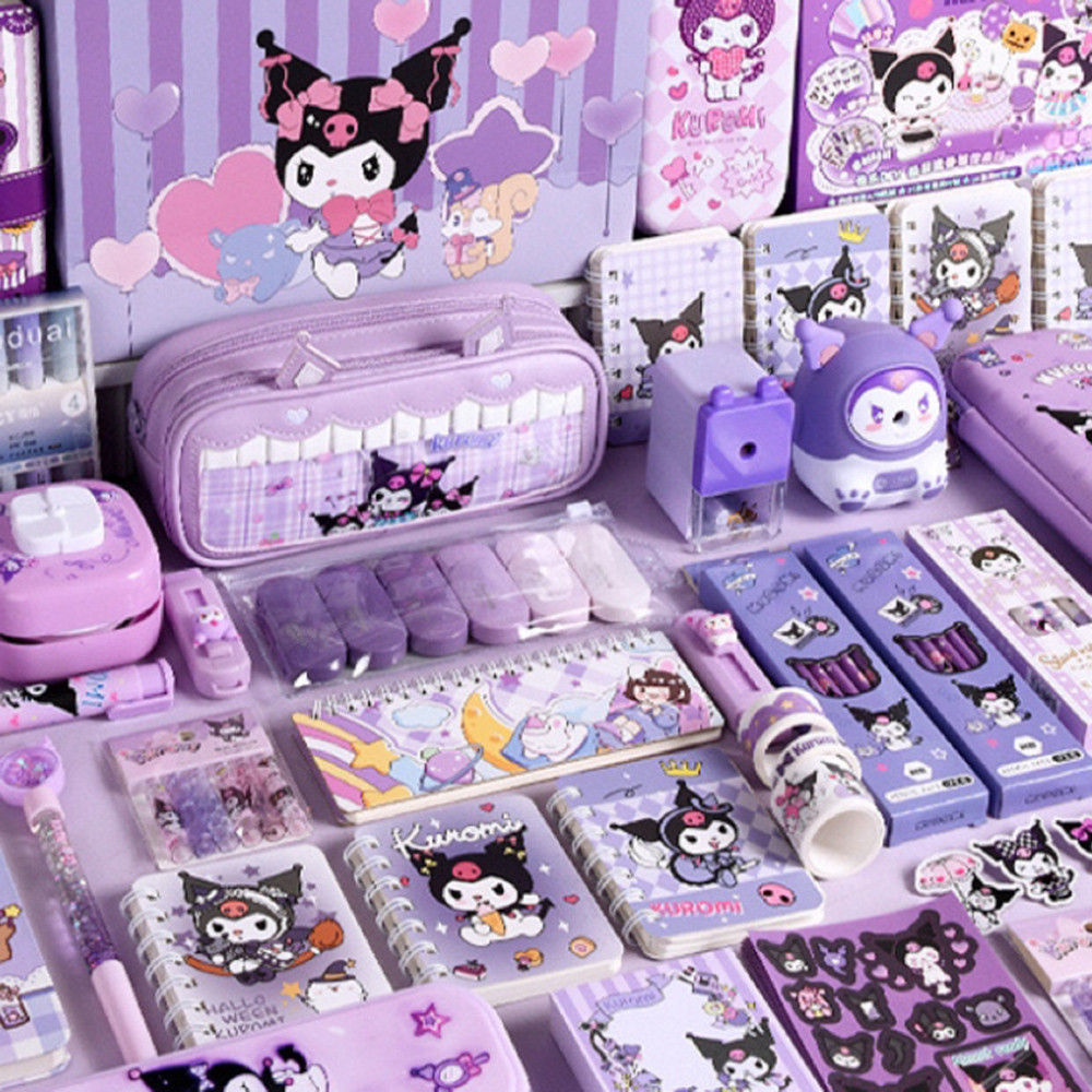 Cartoon Sanrio Stationery Set Student Daily Learning Supplies Children ...