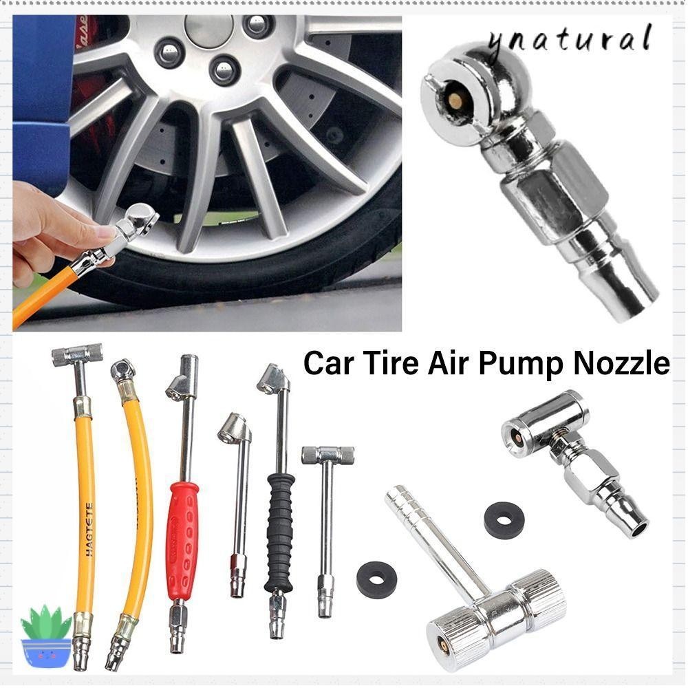 YNATURAL Tire Air Inflator Hose, Multifunctional Dual Head Tire Air ...