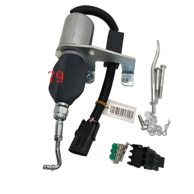 Liugong 50C oil cut-off solenoid valve 855N/856 Cummins generator set ...