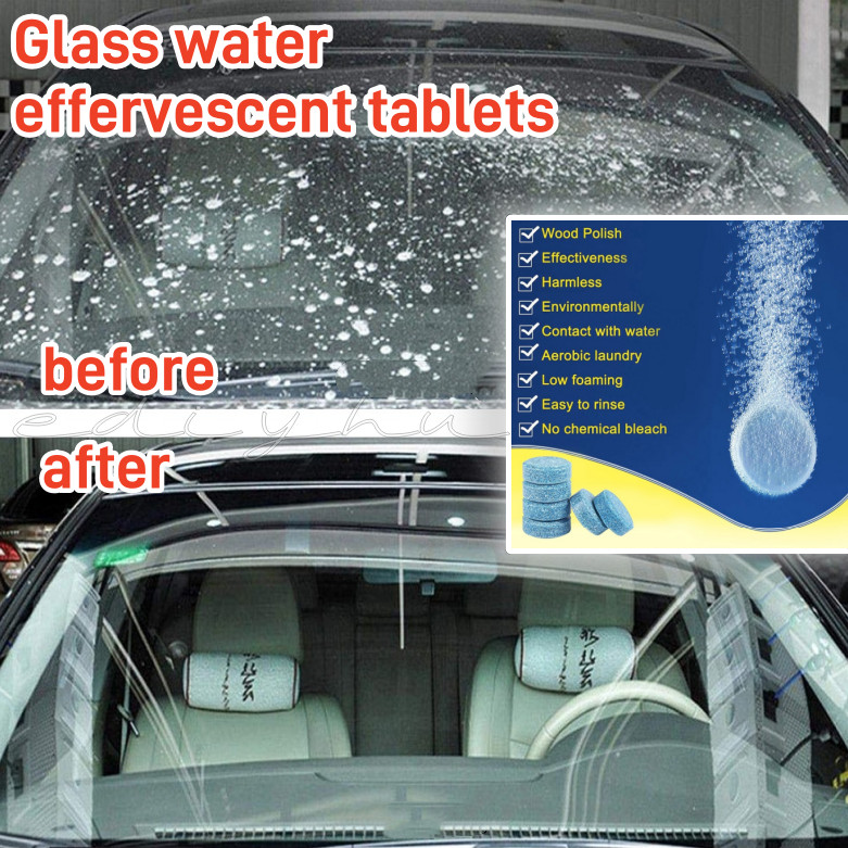 50pcs Concentrated Detergent Car Windshield Cleaning Effervescent ...