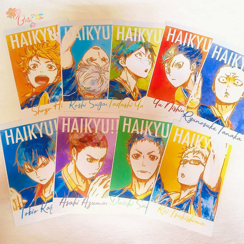 [Bota Shop] Haikyuu！！ Postcard Hyuga Shoyo Kageyama Feixo and Kawa ...