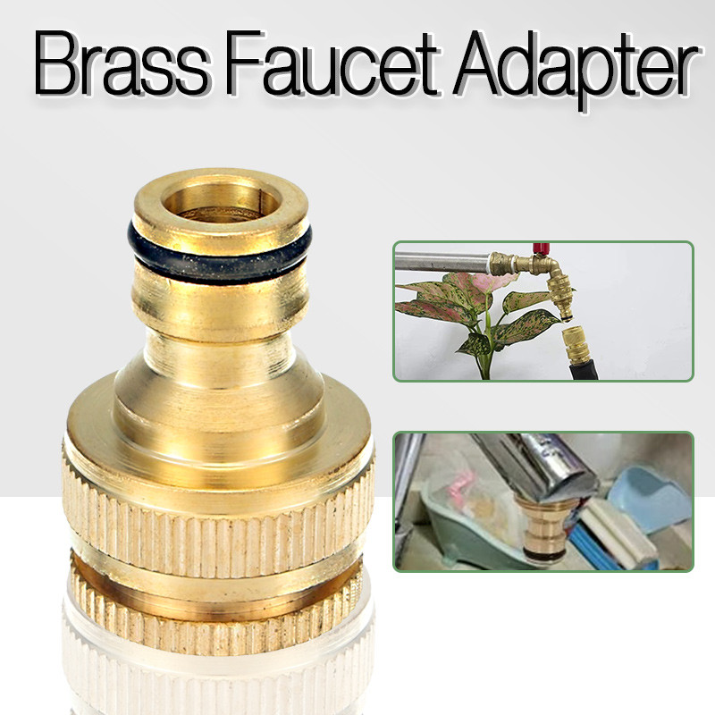 Universal Tap Kitchen Adapters Brass Faucet Tap Connector Mixer Hose ...