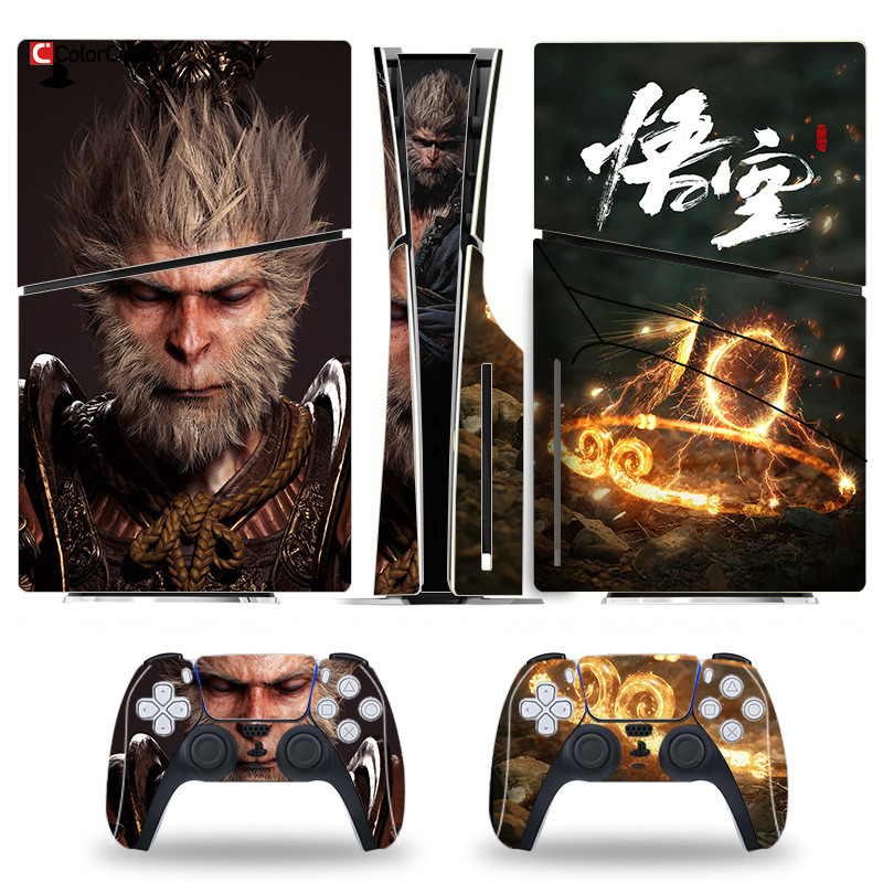 ColorCoral Black Myth Wukong for PS5 Game Handle Gaming Console Sticker ...