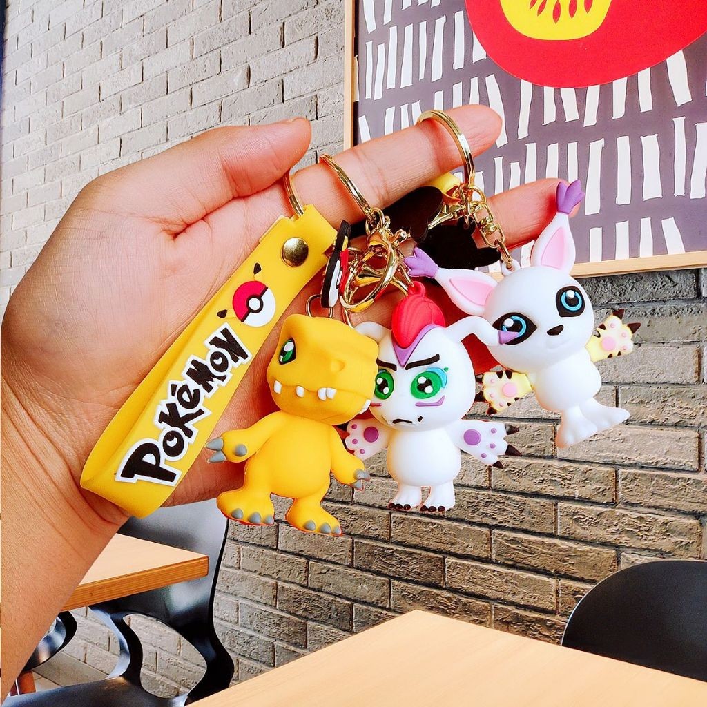 GANTUNGAN Digimon Keychain Digimon Keychain Anime Keychain Digimon ...