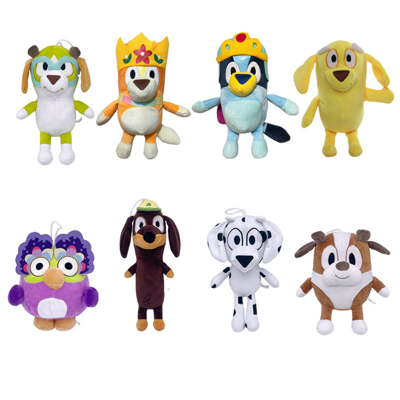 Bluey Bluey Bluey's Friends Dogs Plush Toys Spotted Dogs Dachshund Dogs ...