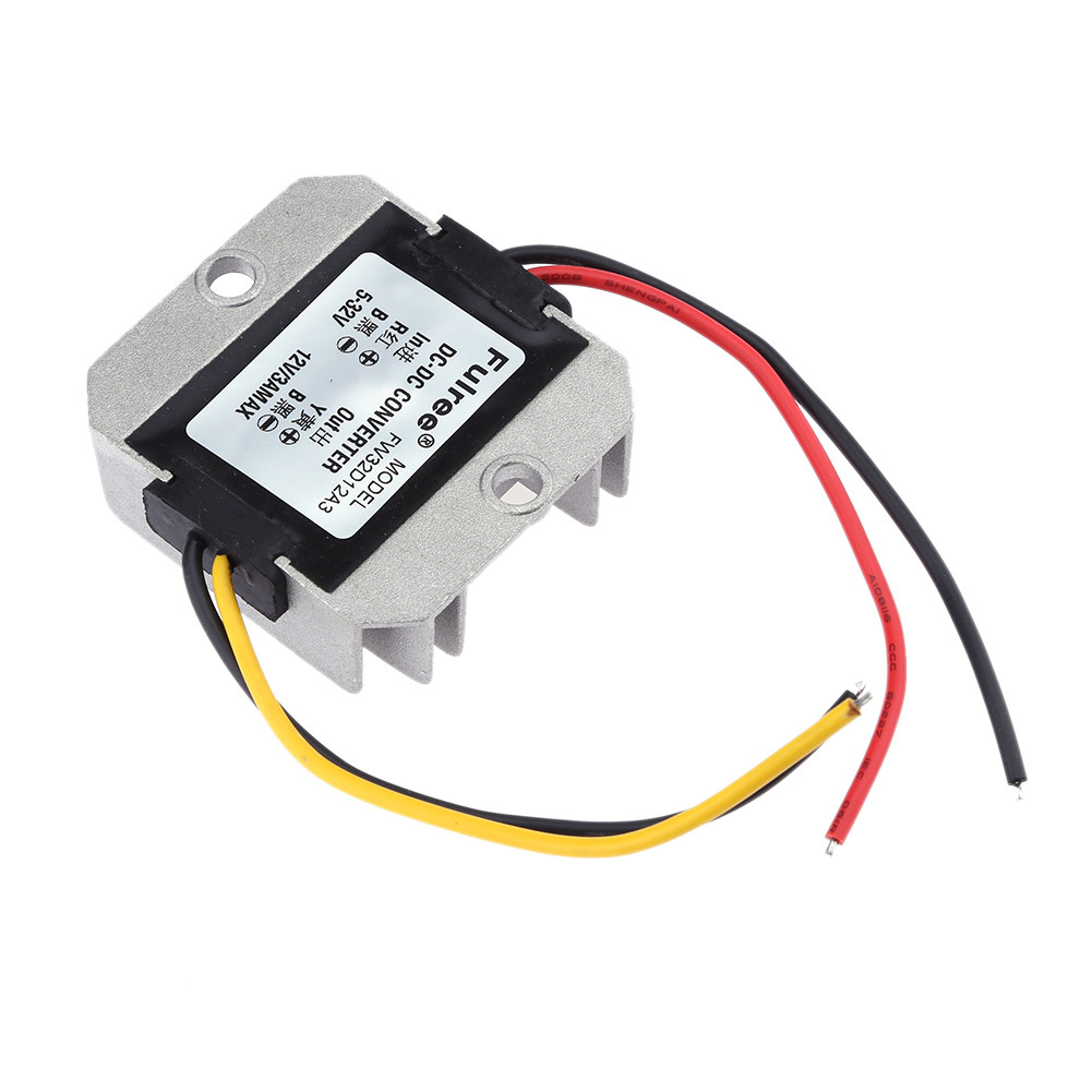 DC-DC 5-32V to 12V3A Automatic Voltage Stabilizer Power Converter ...
