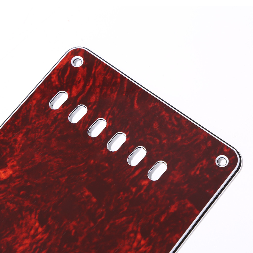 6 Holes Electric Guitar Tremolo Cavity Cover Back Plate for Fender ST ...