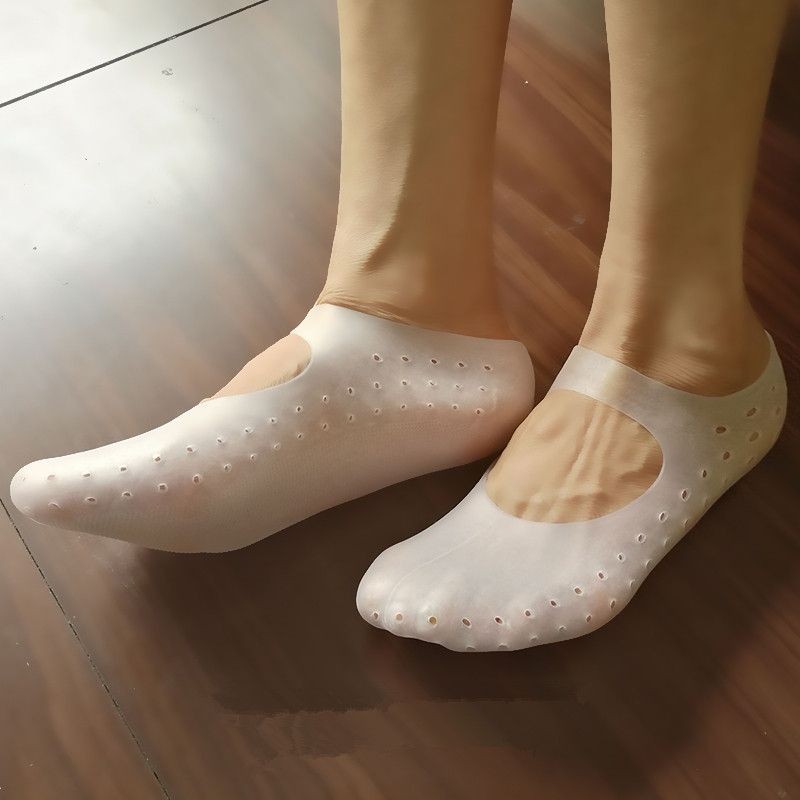 Silicone Heel Anti-Cracking Cover Night Foot Mask Cover Moisturizing ...
