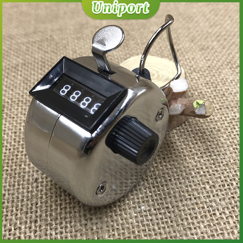 UNI Mini Digital Hand Tally Counter 4 Digit Number Colorful Counting ...