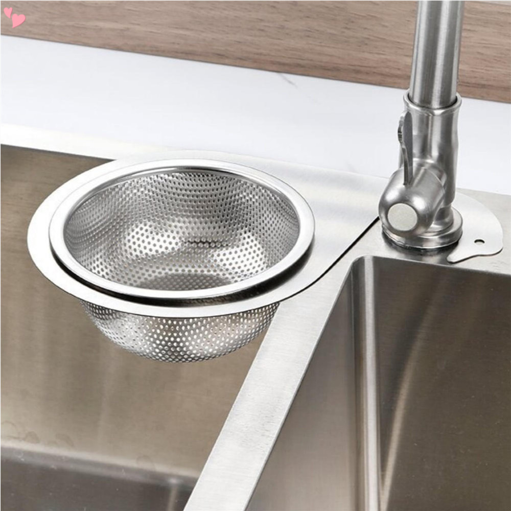 Kitchen Sink Filter Stainless Steel Swan Strainer Basket Removable ...