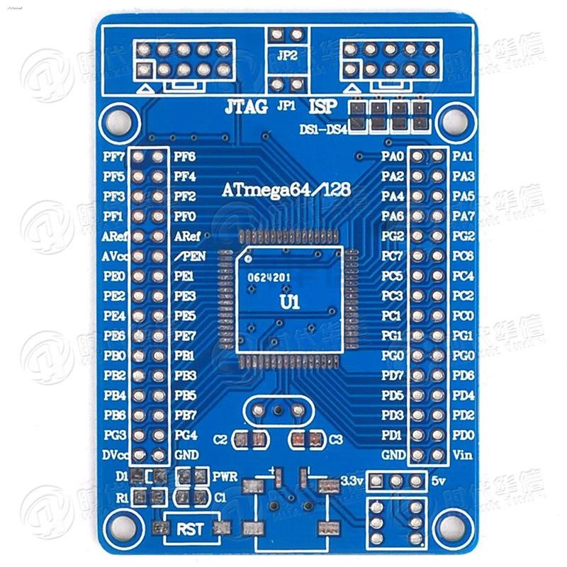 Pabrika☆avr Atmega64 Atmega128a Au Development Board Learning Board Isp Jtag Interface [pcb