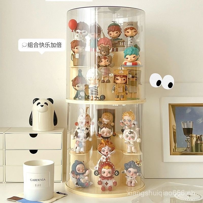 Xiaoye Pop Mart Display Box Transparent Acrylic Display Stand Blind Box ...