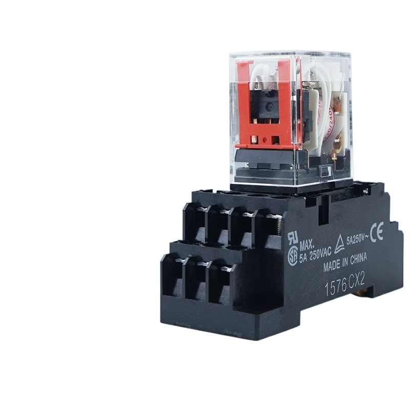 Wide foot with base small electromagnetic relay switch intermediate relay 8 feet 14 feet ...