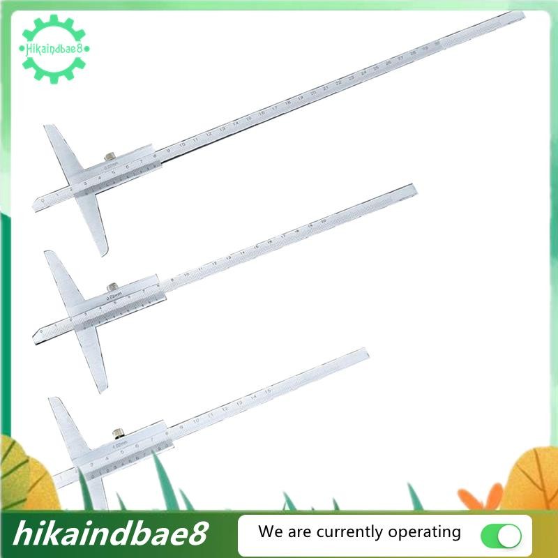 [hIkAi] Depth Gauge Vernier Caliper Metal Calipers Woodworking Tools ...
