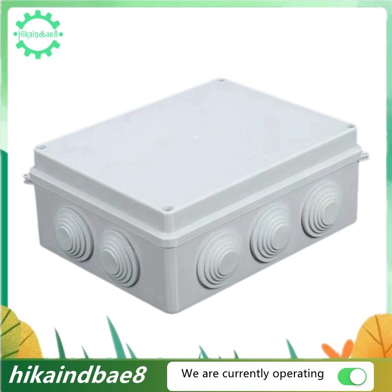 [hIkAi] IP65 Waterproof Junction Box ABS Plastic Dustproof Universal Electrical Enclosure ...