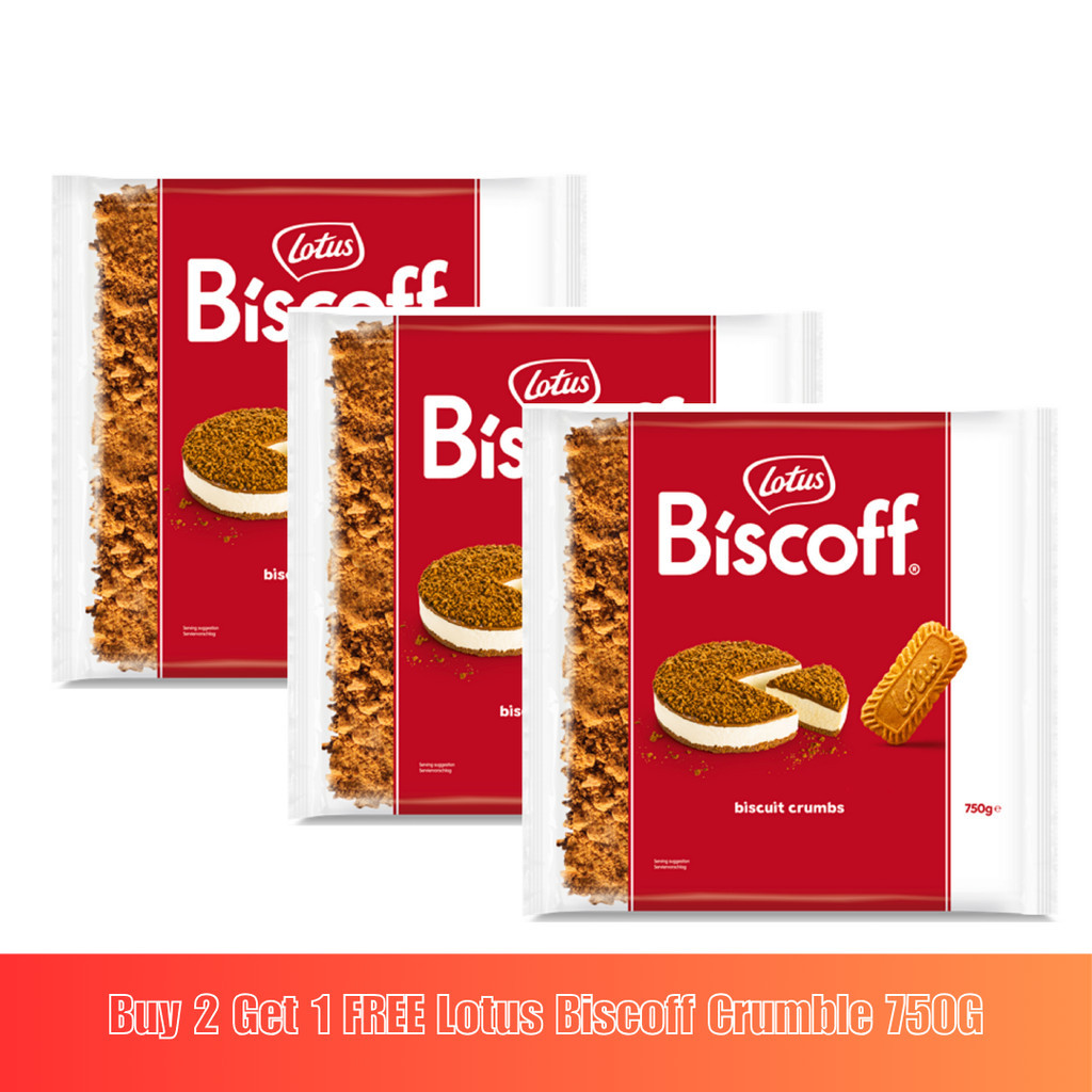 Buy 2 Get 1 FREE Lotus Biscoff Crumble 750G Best Before Date: 12/May ...