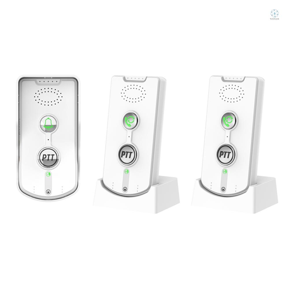 TWP Wireless Doorbell Intercom Rechargeable 1000m/3280ft Long Distance ...