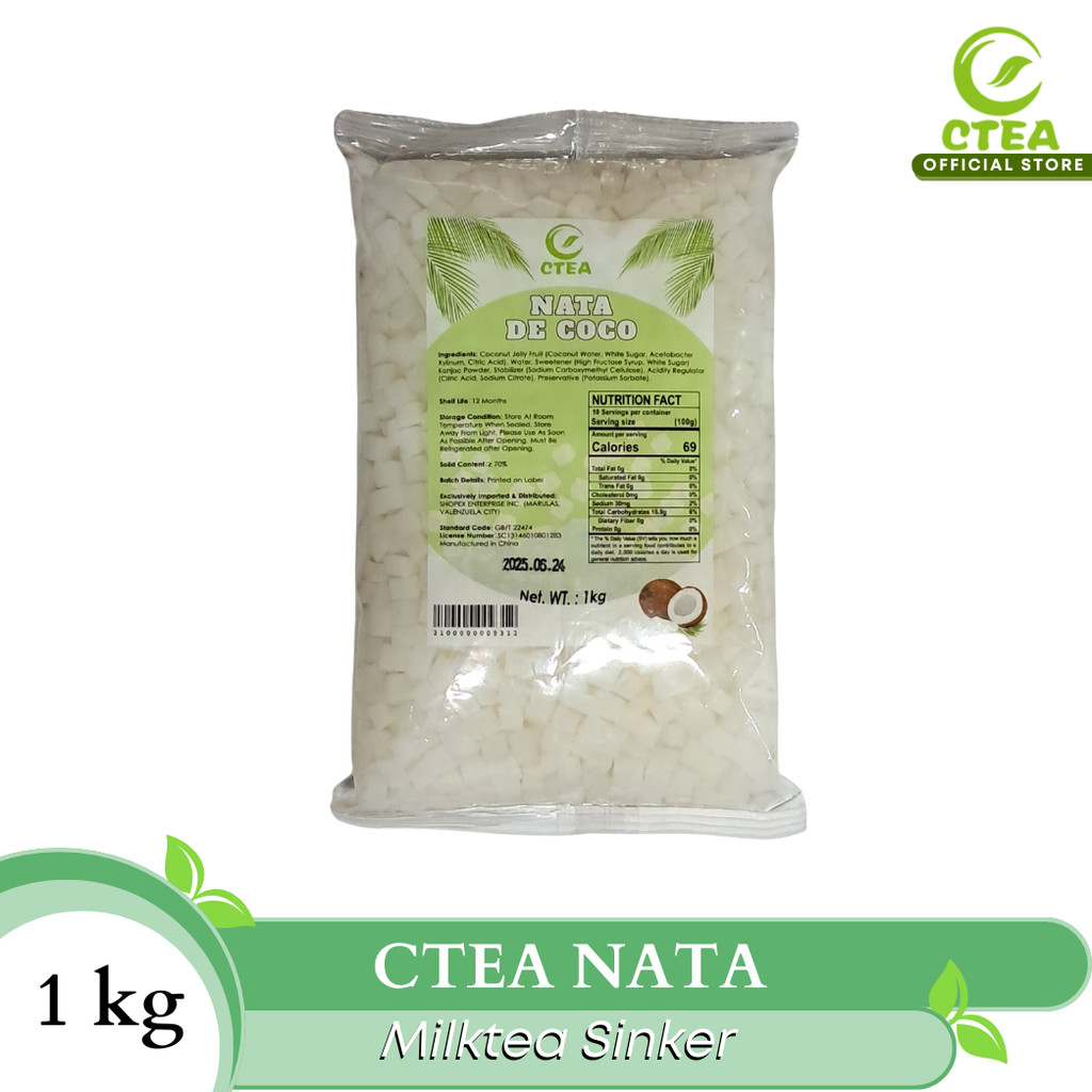 CTEA Nata De Coco 1kg/Sinkers/Toppings/ | Shopee Philippines