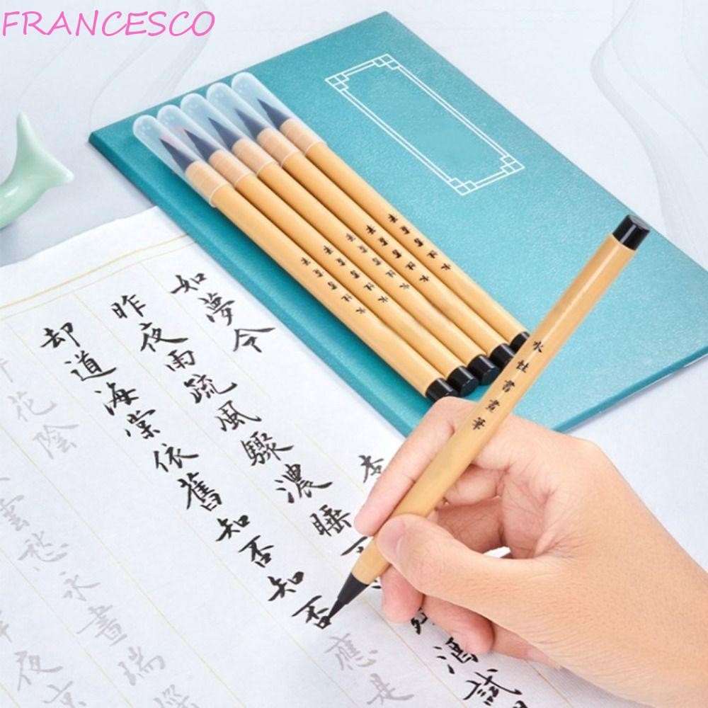 FRANCESCO Calligraphy Brush, Professional Novice Hook Line Paint Brush ...