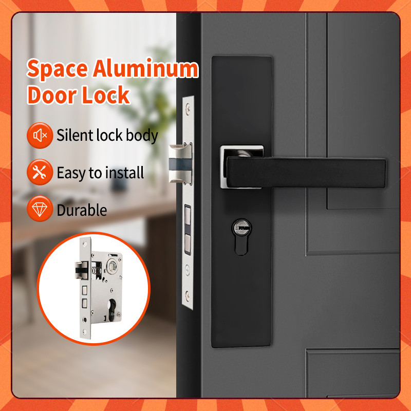 Smart Door Lock With Key Door Knob Main Door Double Lock Set for ...