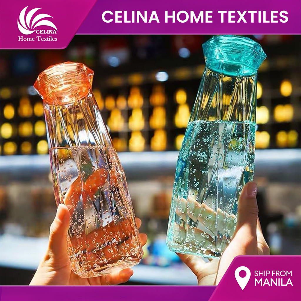 Celina Affordable Creative Diamond Thick Glass Water Bottle Tumbler ...