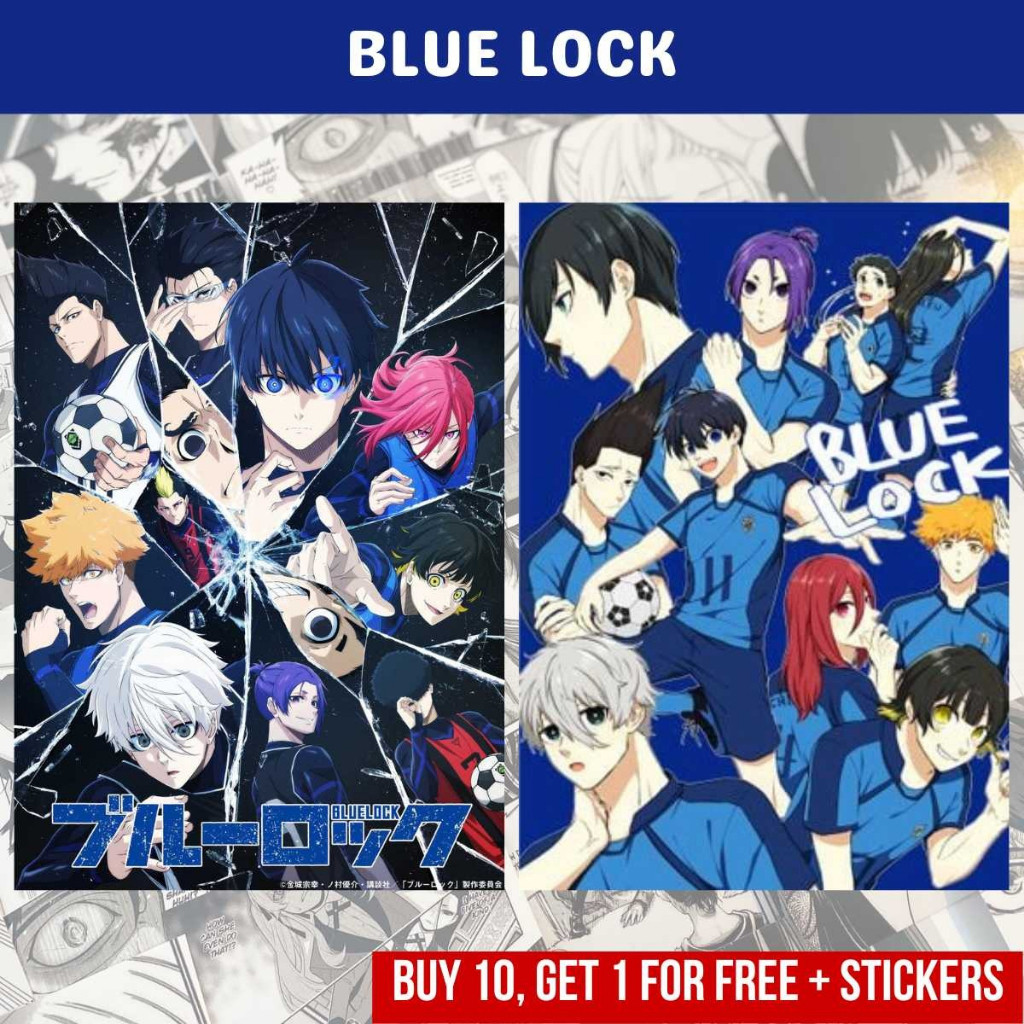 Anime Posters / Blue Lock Poster Collection / A4 Anime Poster & Sticker ...