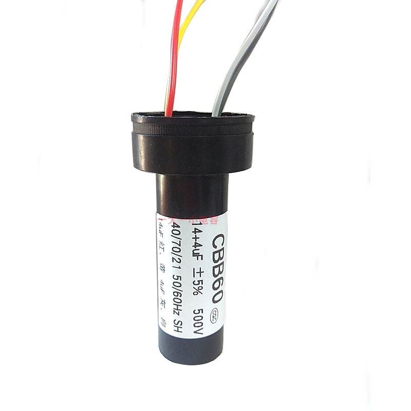 500V universal CBB60 double barrel washing machine capacitor starting ...