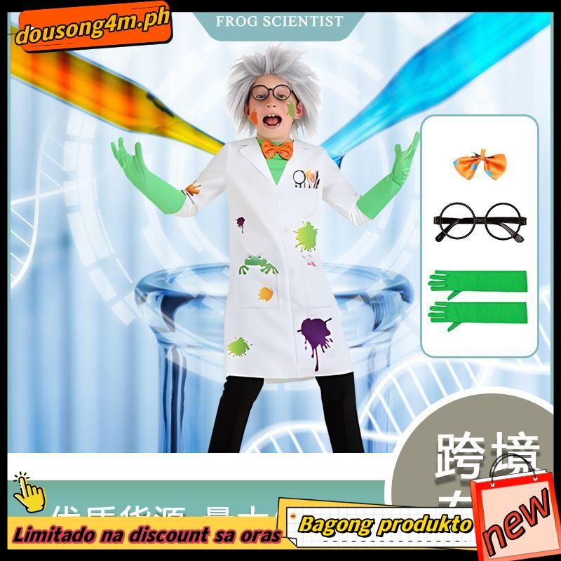 Mad Scientist Costume for Kids Fancy Dress Costumes Role Play Dress Up ...
