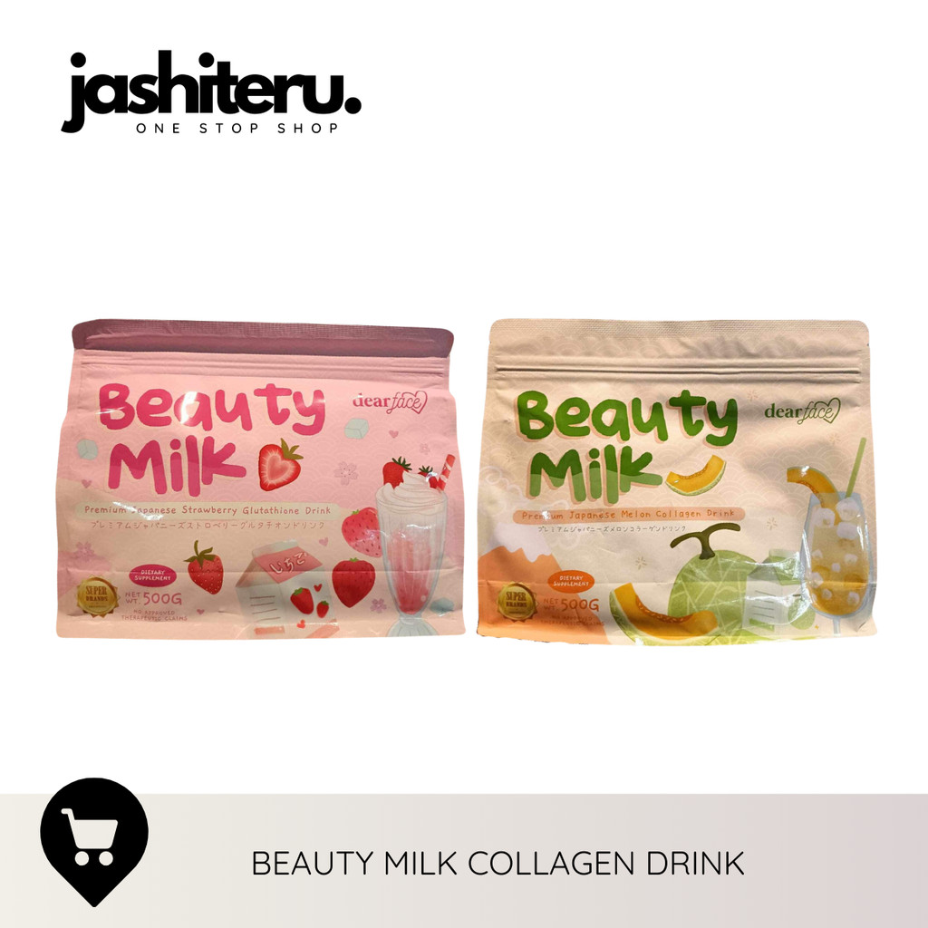 Dear Face Beauty Milk 500grams Half Kilo, Ichigo Strawberry and Melon ...