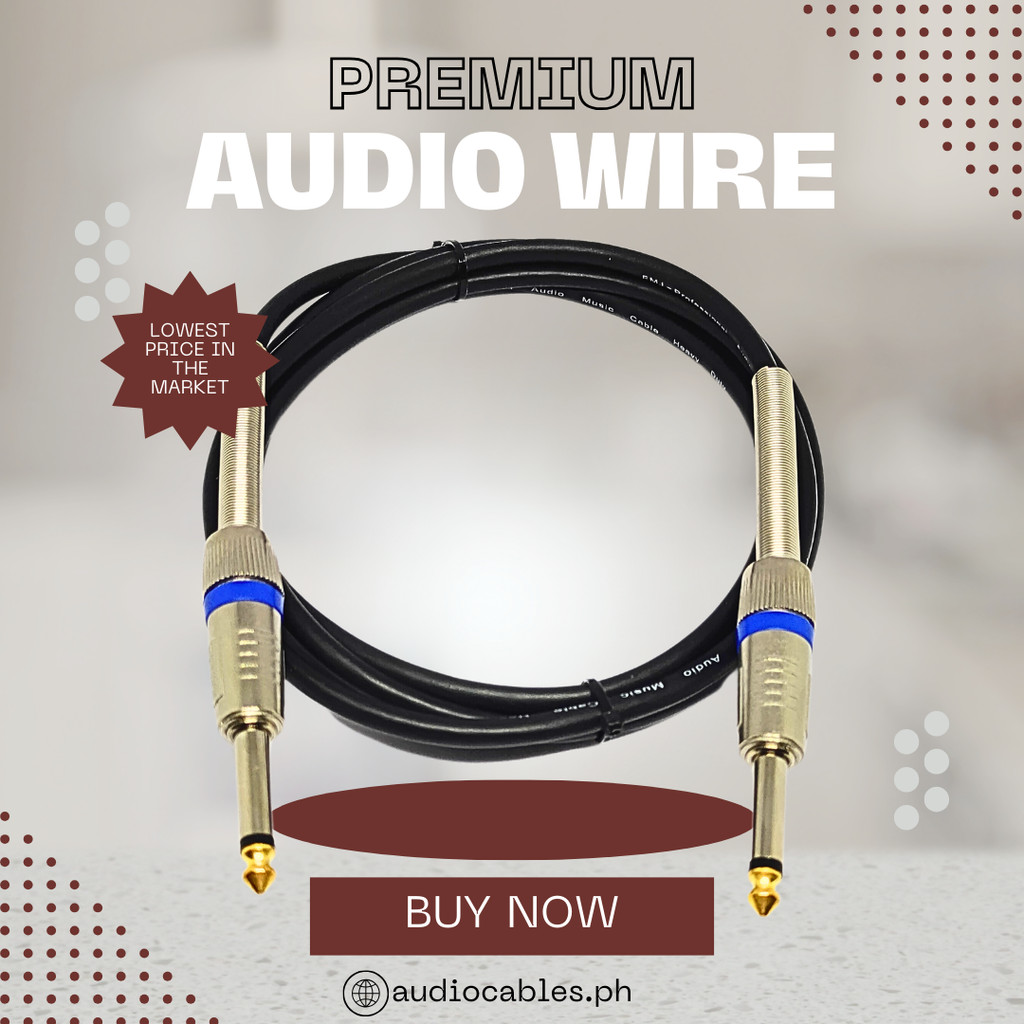 Guitar Cable Jack PL55 - PL55 Cable Wire For Audio Mixing Amplifier to ...