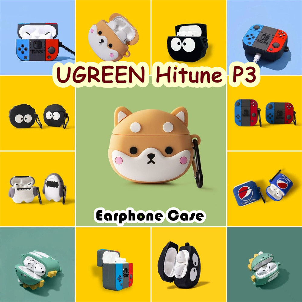 READY STOCK!For UGREEN Hitune P3 Case Creative Cartoon Soft Silicone ...
