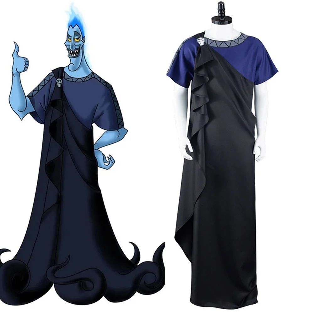 Animated movie Hercules cosplay costume Hades cosplay costume Halloween ...
