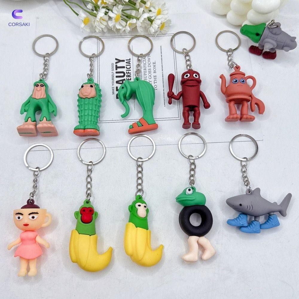 CORSAKI Tralalero Tralala Keychain, Bombardino Crocodilo Italian ...