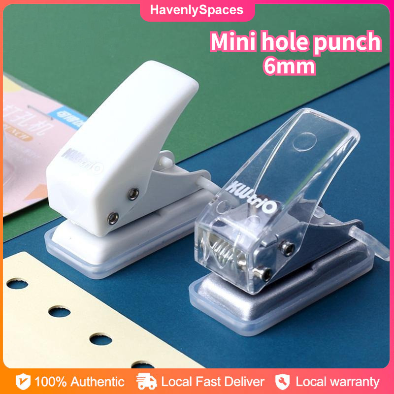 6mm Small Mini Portable Hole Puncher Single Ring Hole Punch DIY Card ...
