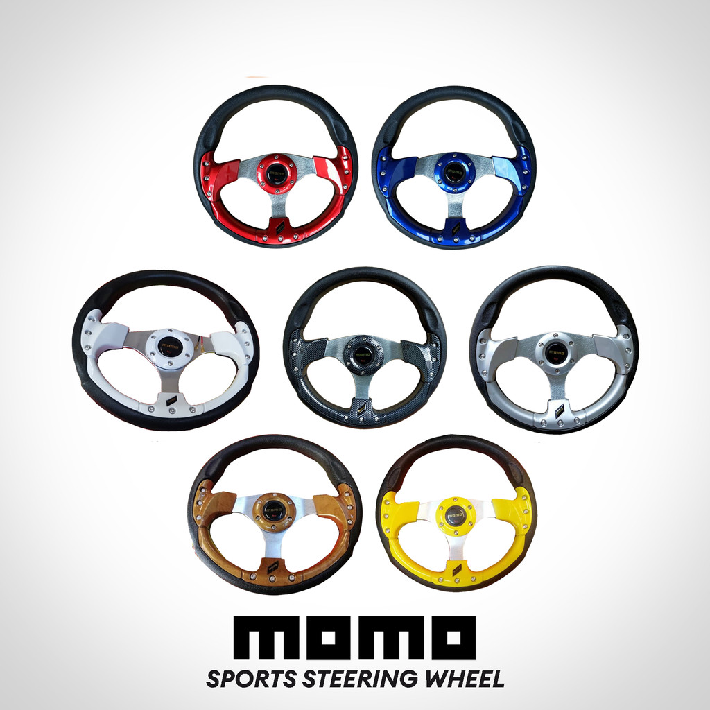 MOMO Sports Racing Universal Car Drifting Steering Wheel 13Inch ( Car ...