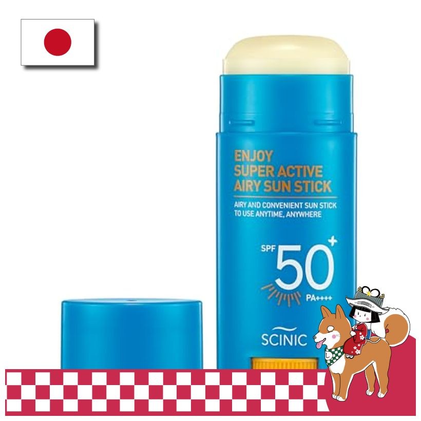 SCINIC Enjoy Super Active Airy Sunscreen Stick 15g SPF 50+ PA++++ Sun ...