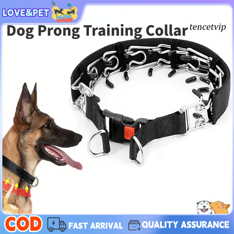 Dog Prong Collar, Dog Choker Chain Training with Quick Release Snap ...