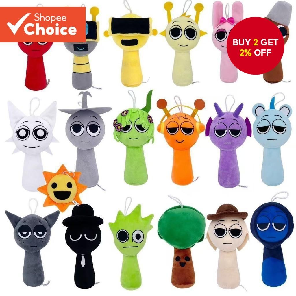 Sprunki Plush Toy - Horror Game Stuffed Pillow, Cute Soft Cartoon ...